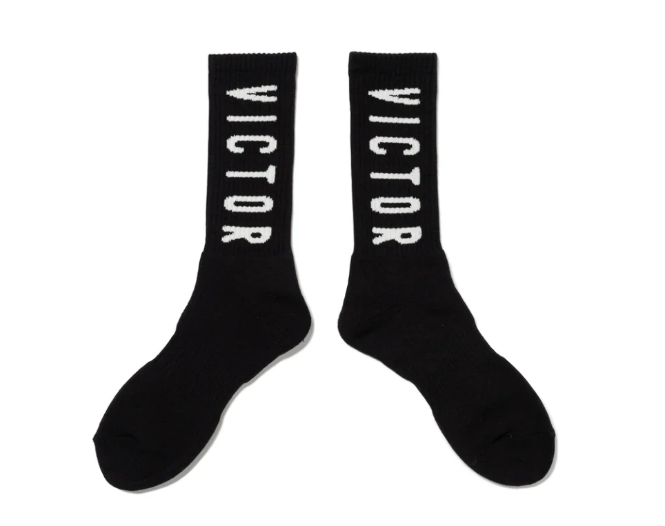 Victor Victor Logo Socks "Black" – 215 Vault